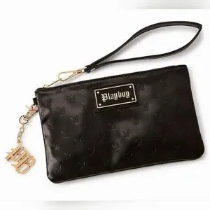 PLAYBOY | Bags | Playboy Embossed Wristlet With Playboy Bunny Charm ...